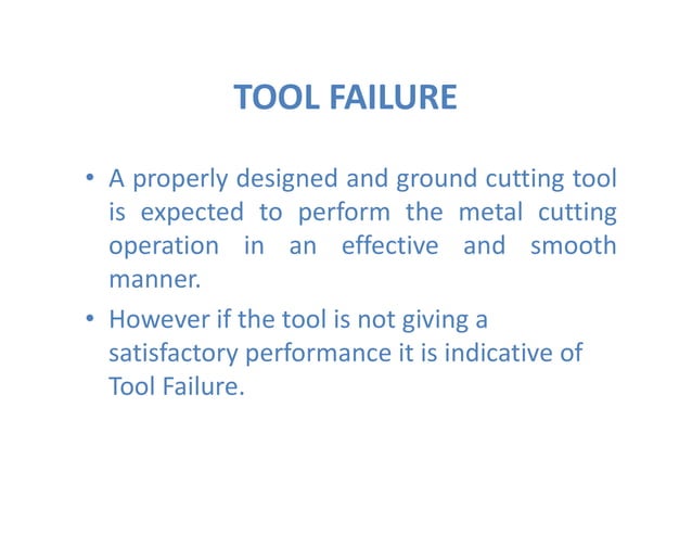 tool failure.pdf | Shaving | Personal Care