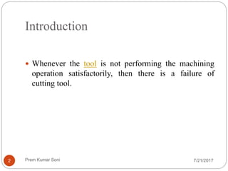 Tool failures | PPTX