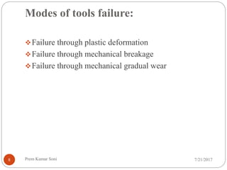 Tool failures | PPTX