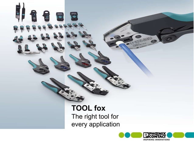 Phoenix Contact's Cutfox 10, Semi automatic wire cutting device | PPT