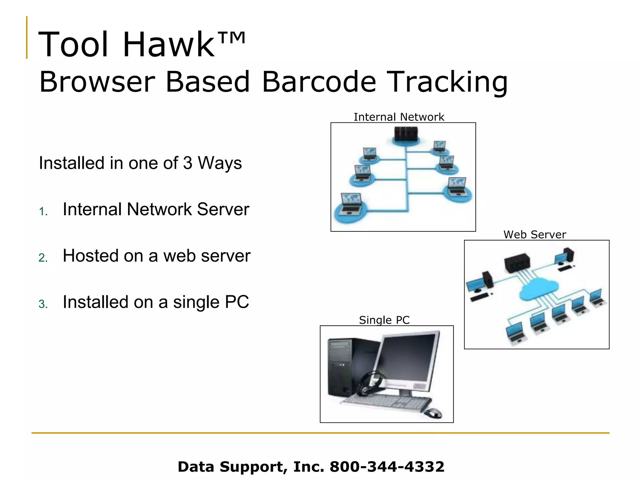 Tool hawk™ Barcode Equipment Tracking Software | PPTX