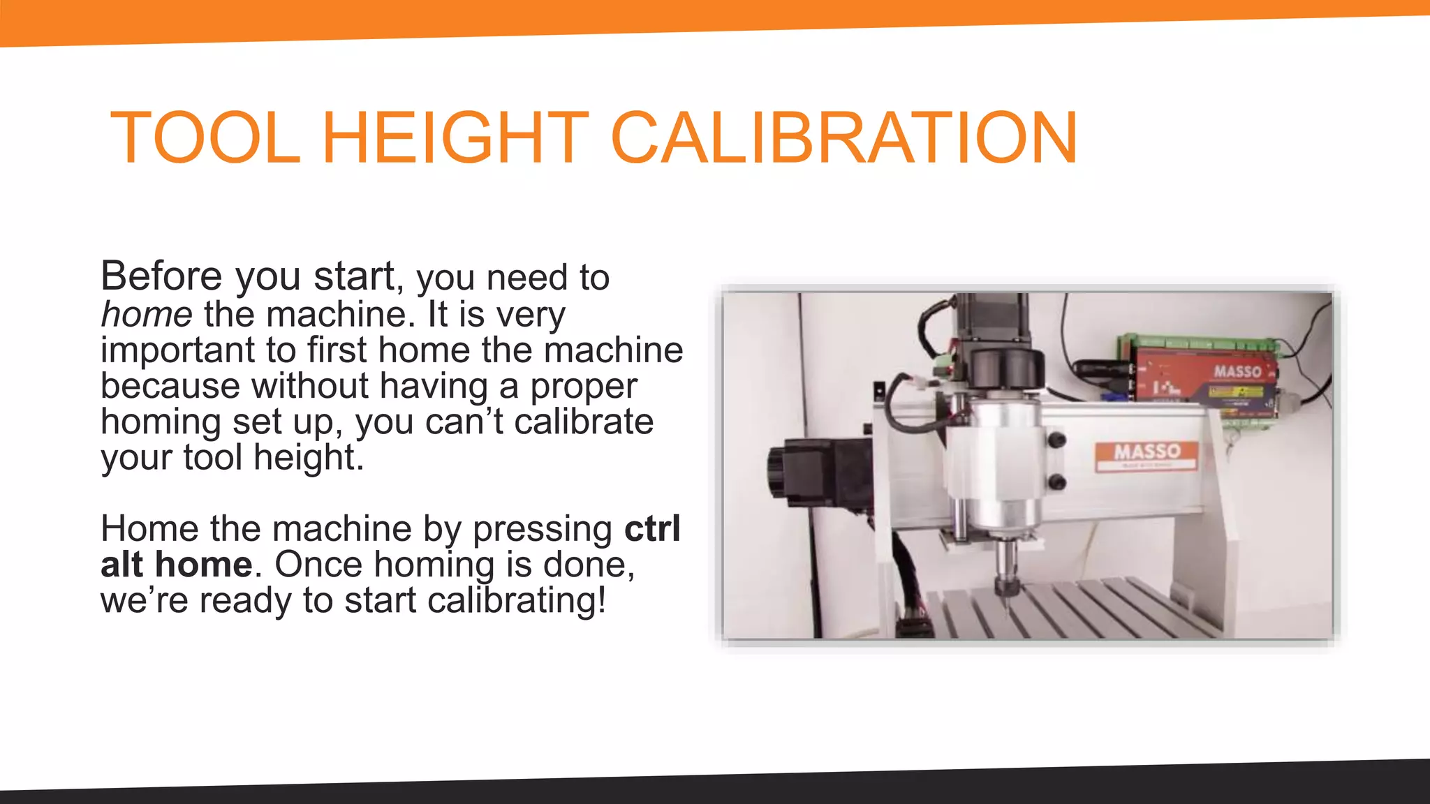 CNC Machine Tool Height Calibration with MASSO | PPT