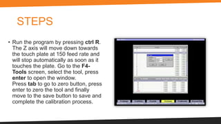 CNC Machine Tool Height Calibration with MASSO | PPT