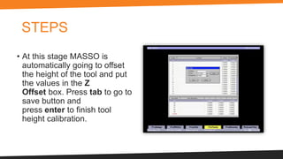CNC Machine Tool Height Calibration with MASSO | PPT