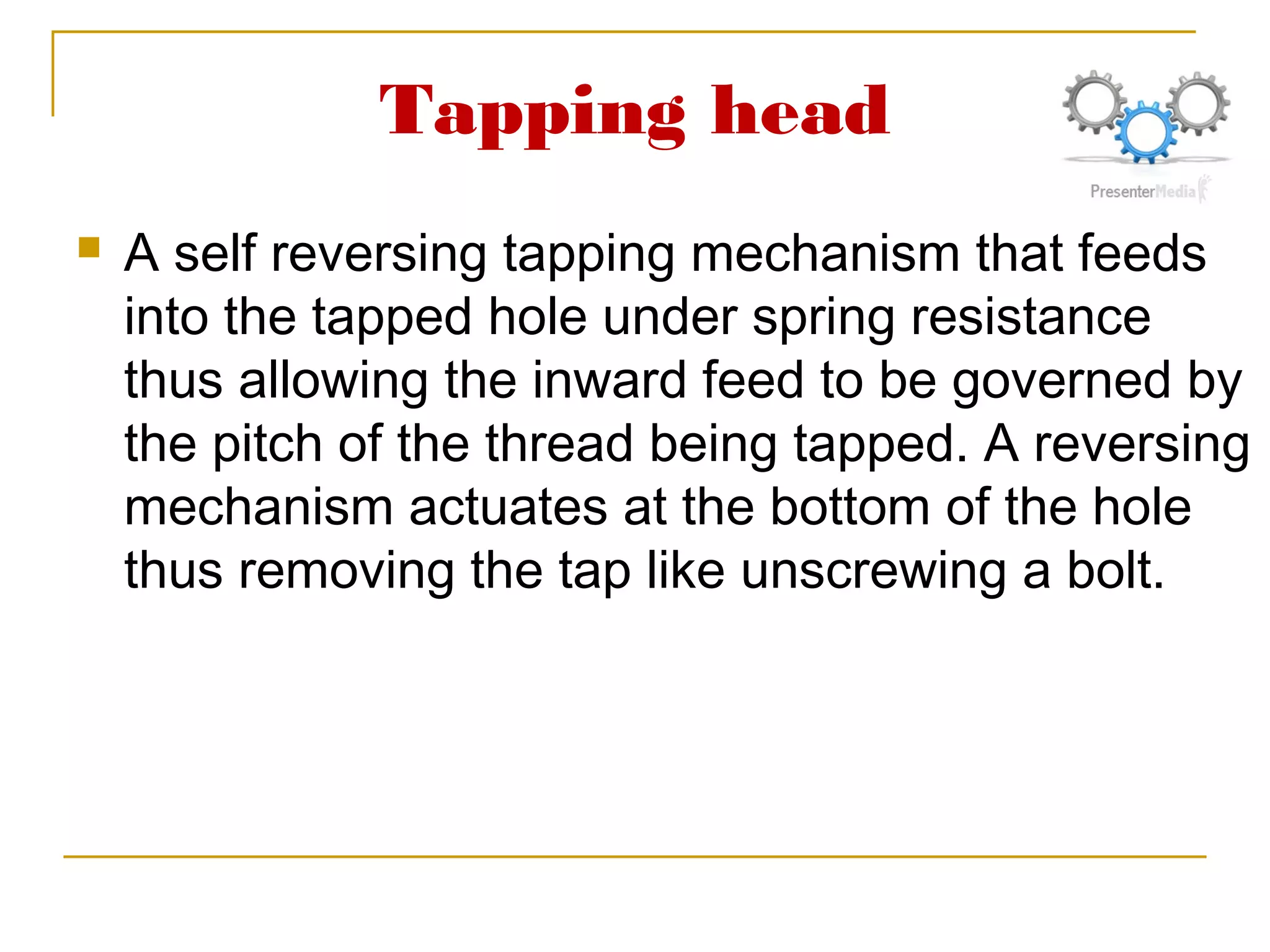 Tool Holding Devices For Milling | PPT