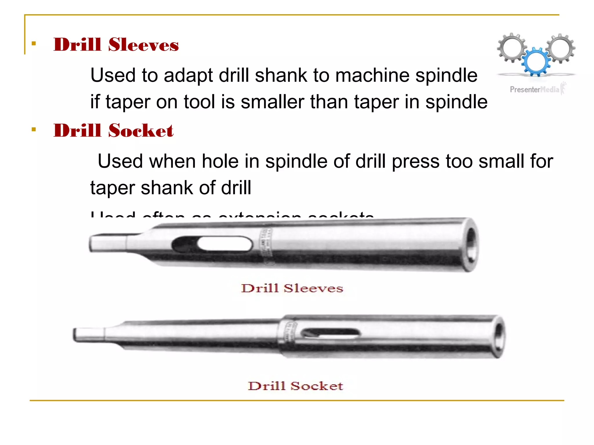 Tool Holding Devices For Milling | PPT