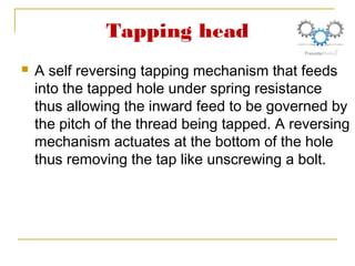 Tool Holding Devices For Milling | PPT