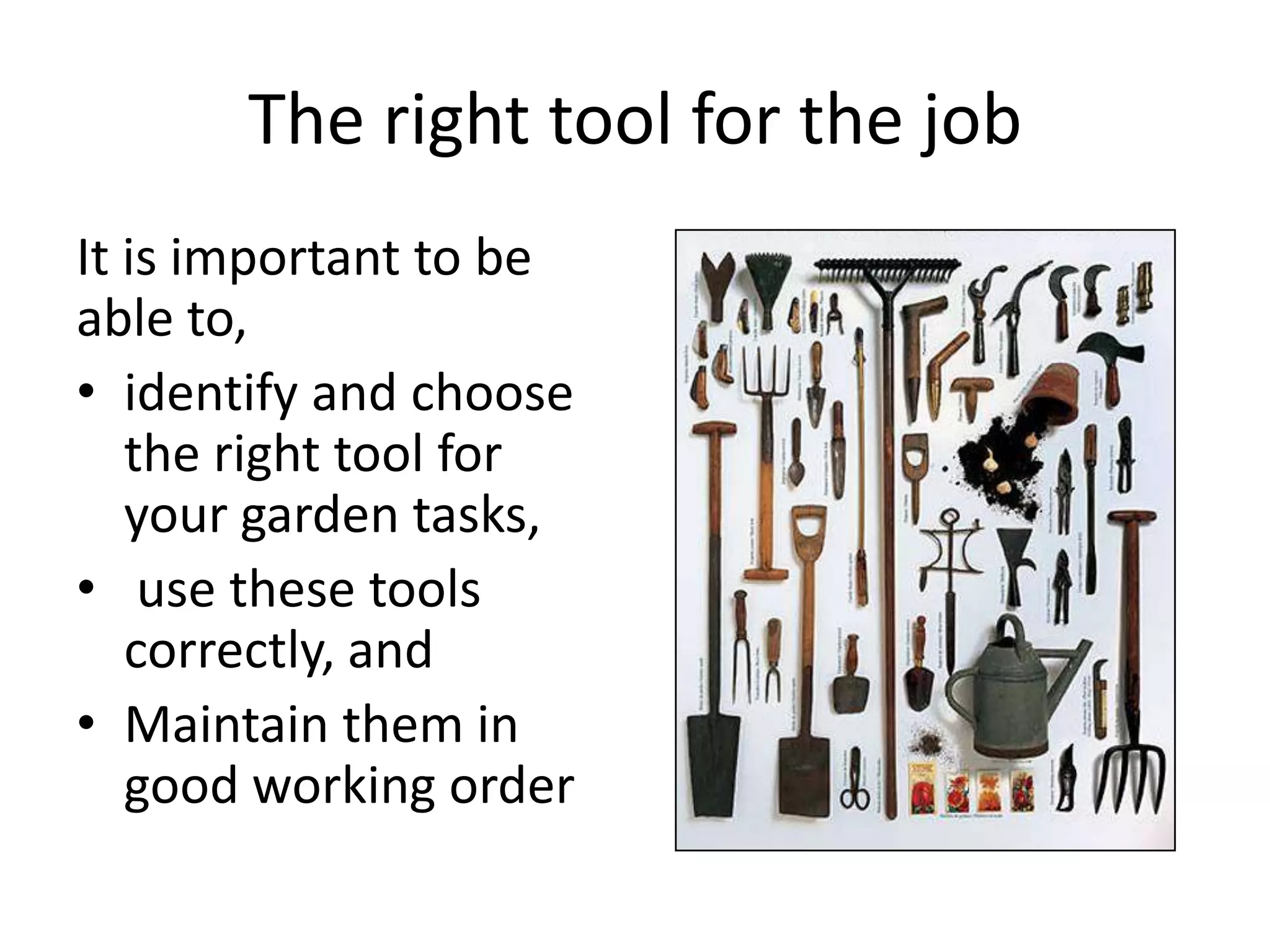 Tool identification | PPT