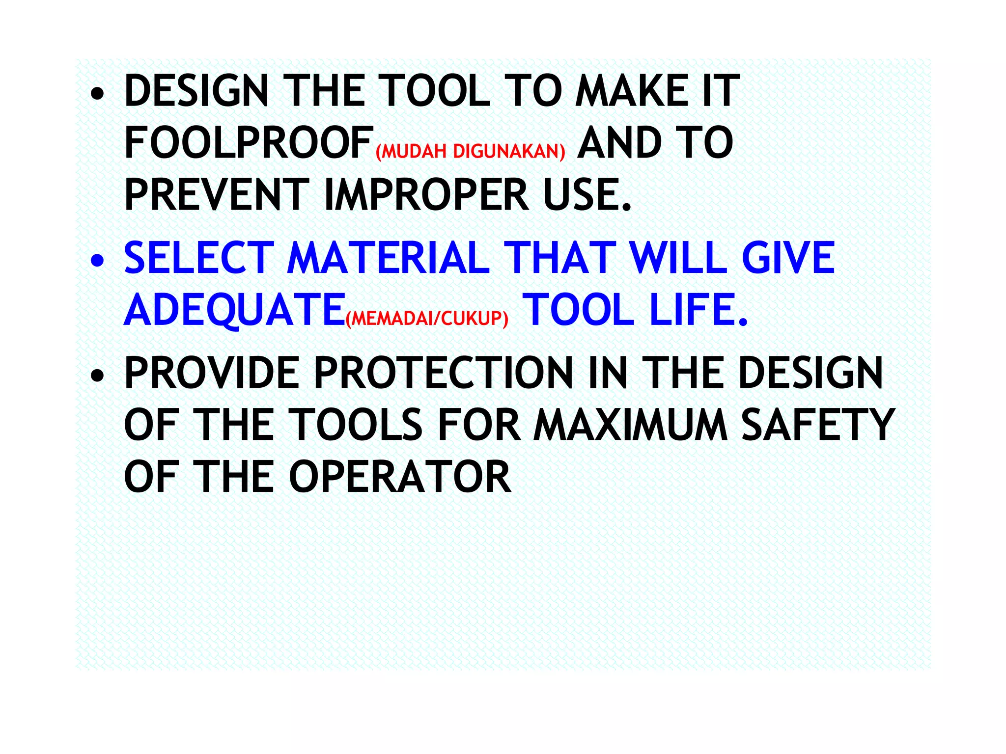 Tooling Design | PPT