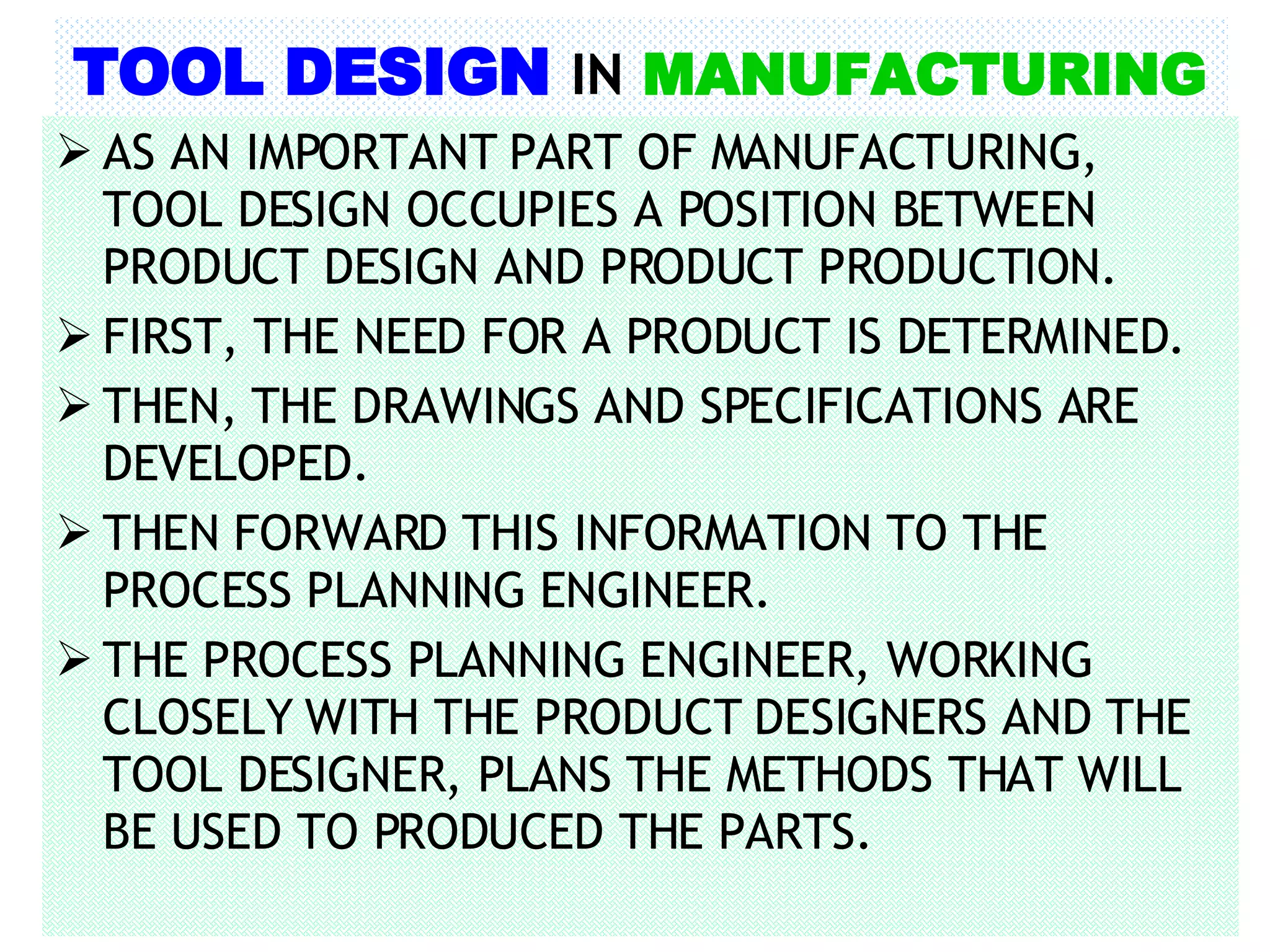 Tooling Design | PPT