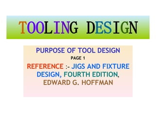 Tooling Design | PPT