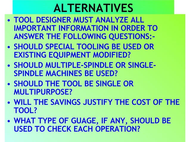 Tooling Design | PPT