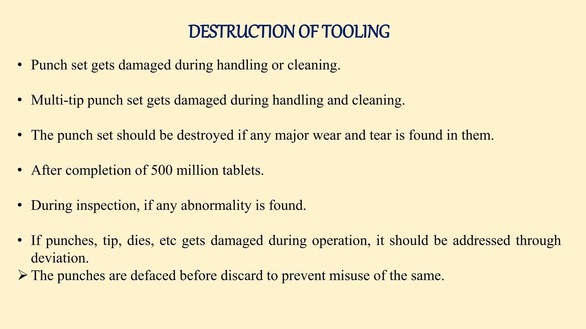 Tooling In Compression | PPTX