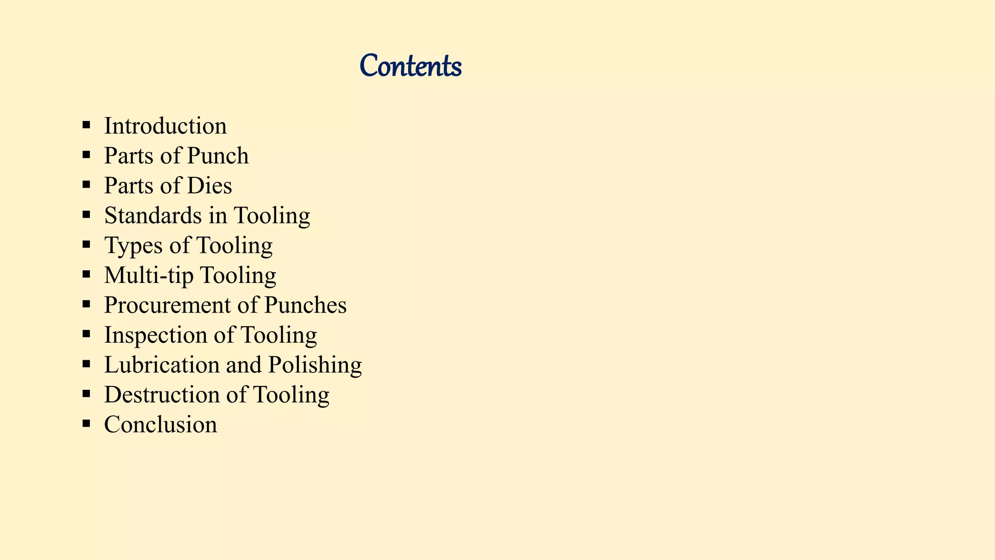 Tooling In Compression | PPTX