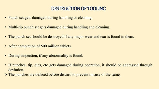 Tooling In Compression | PPTX