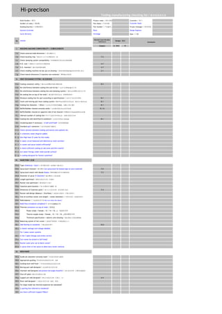 Tooling manufacturing check list | PDF | Woodworking | Arts and Crafts