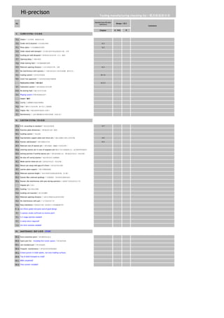 Tooling manufacturing check list | PDF | Woodworking | Arts and Crafts