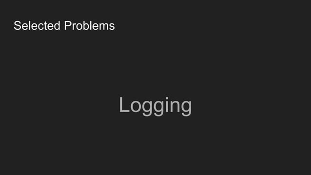Tooling on distributed services | PPT