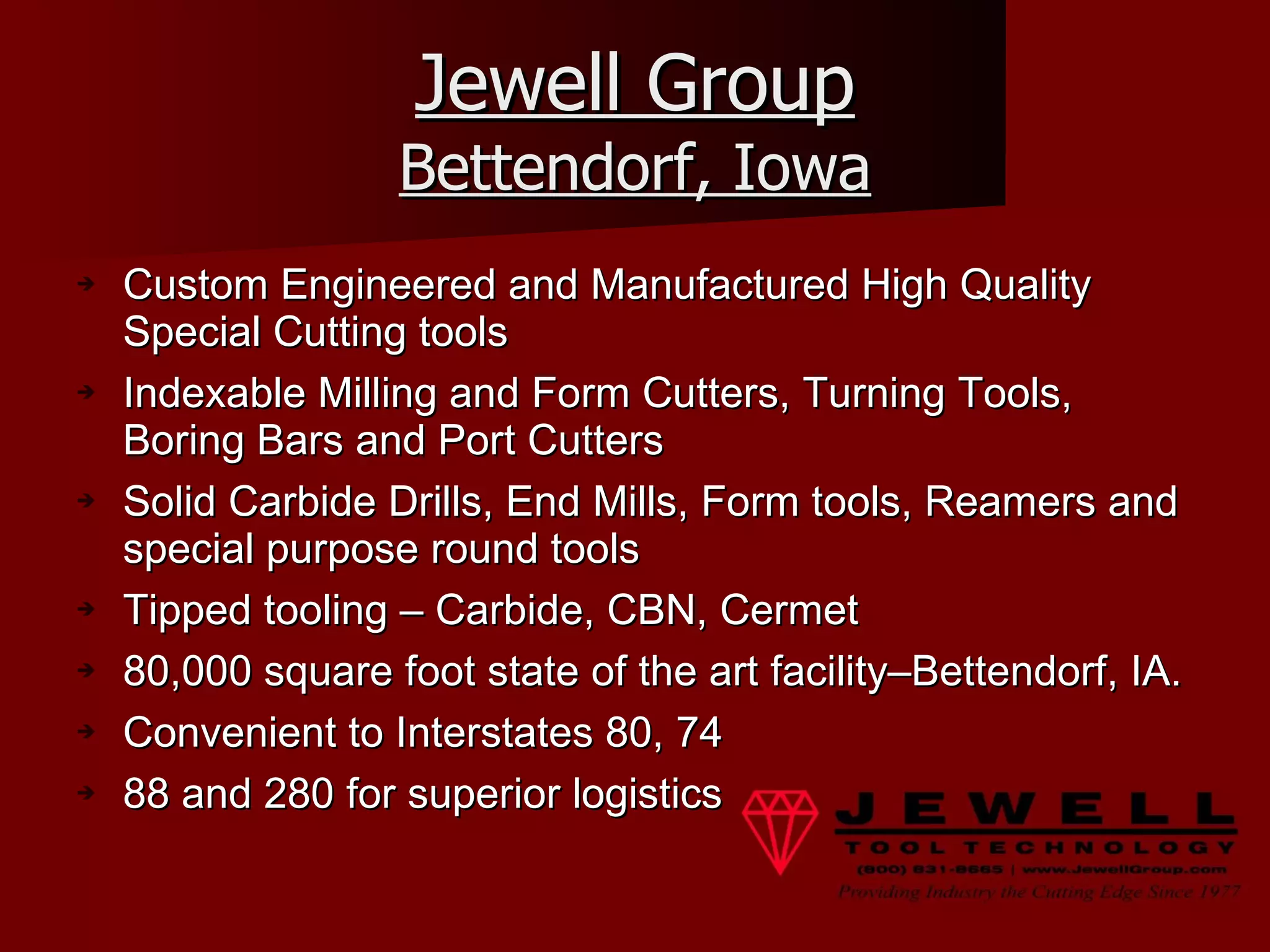 Tooling Presentation | PPT | Manufacturing Industry | Industries