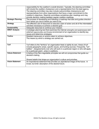 Coalition Building Toolkit | PDF