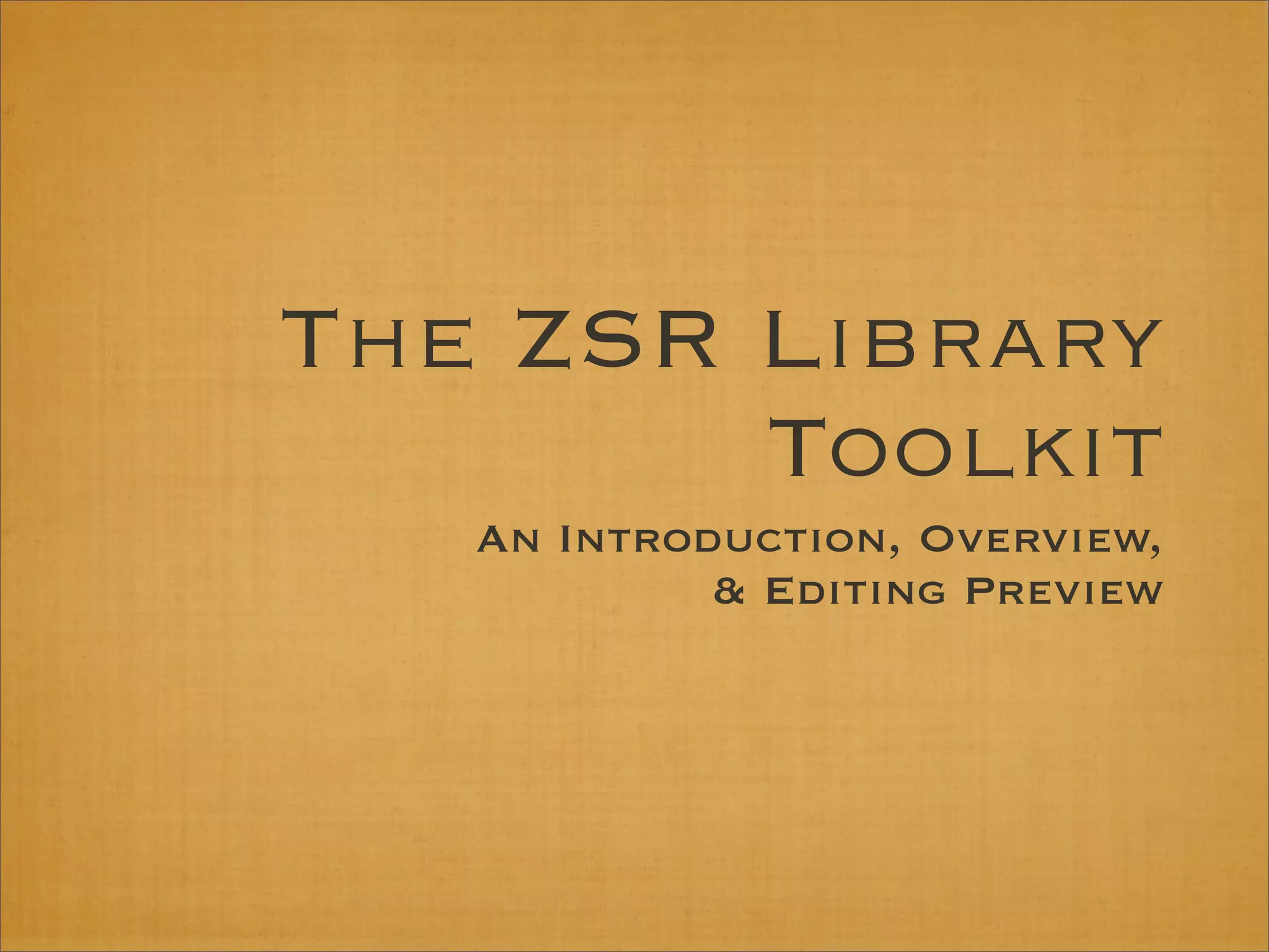 Toolkit Presentation Pdf