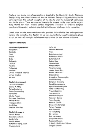 UNESCO toolkit on implementing education programs | DOC | Special Needs ...