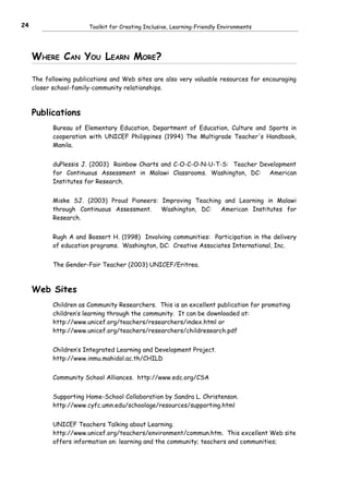 UNESCO toolkit 2:Working with Families and Communities | DOC