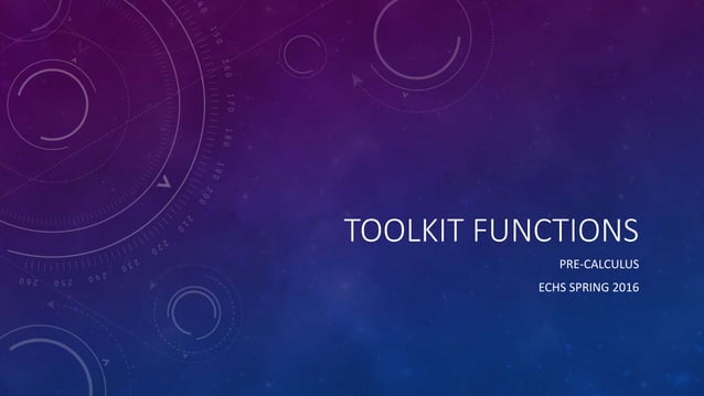 Toolkit functions preview | PPTX