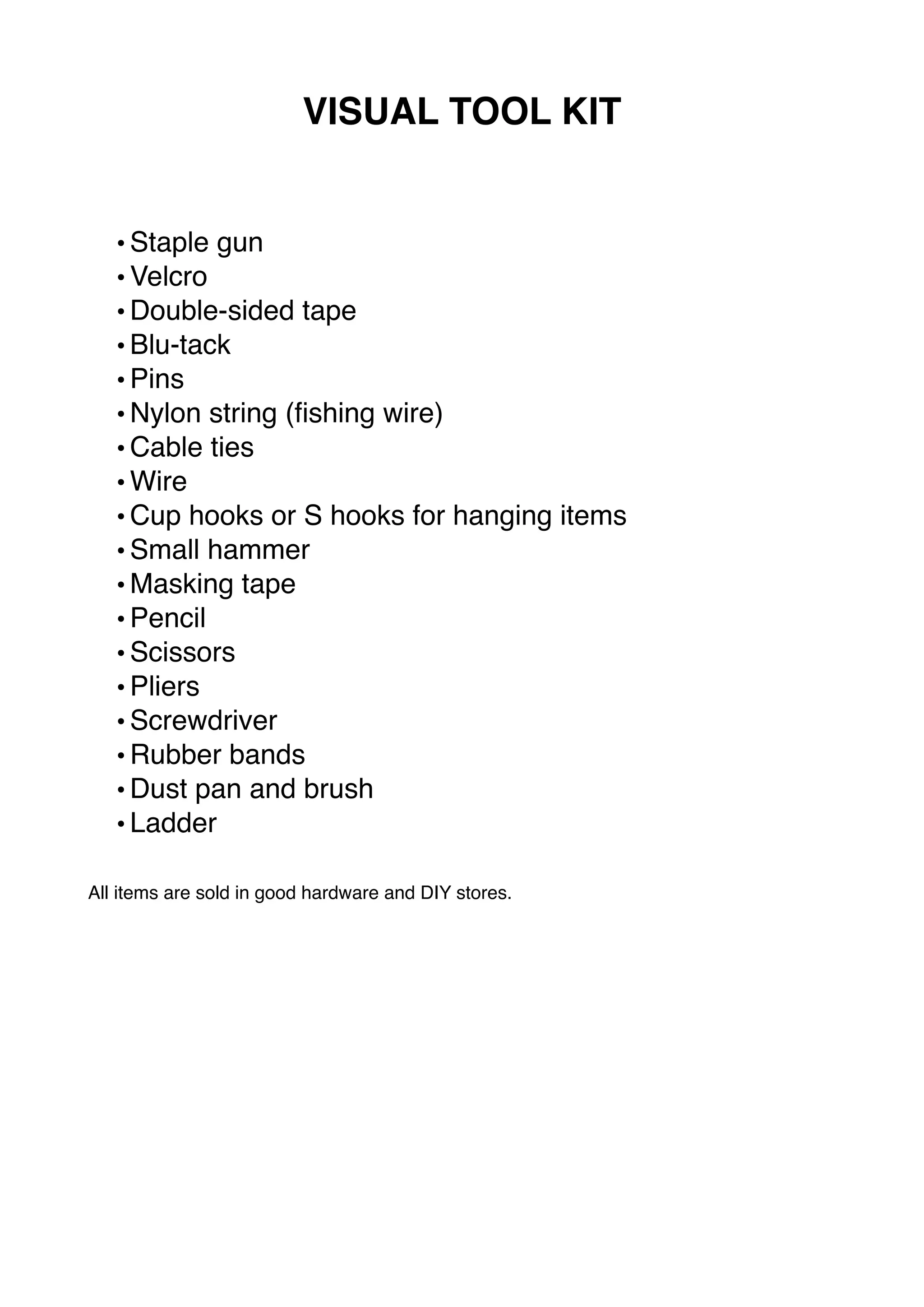 Toolkit visual merchandising | PDF