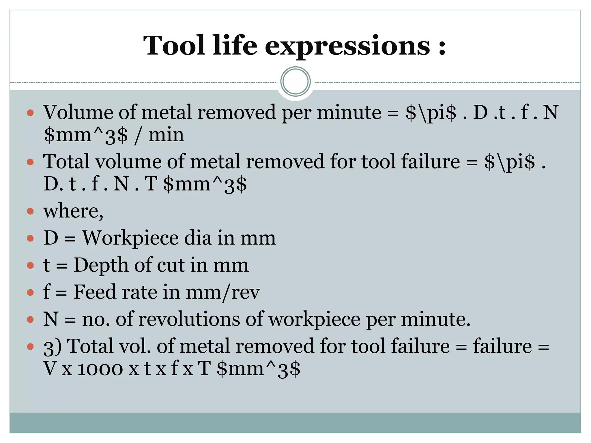 Tool life by amit hazari | PPTX