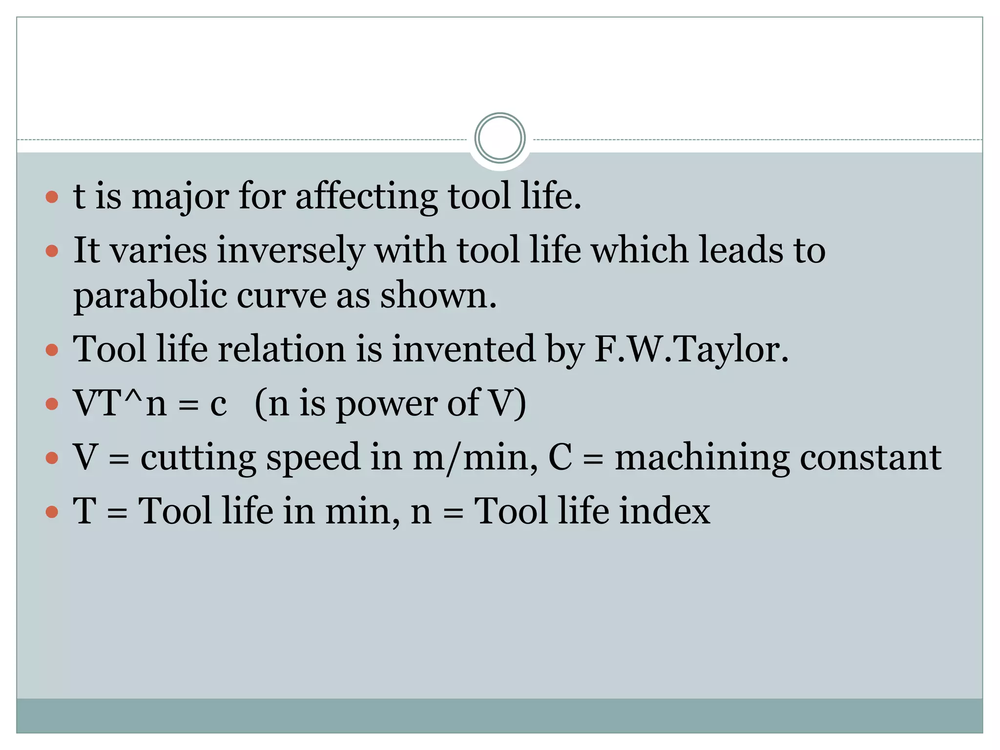 Tool life by amit hazari | PPTX