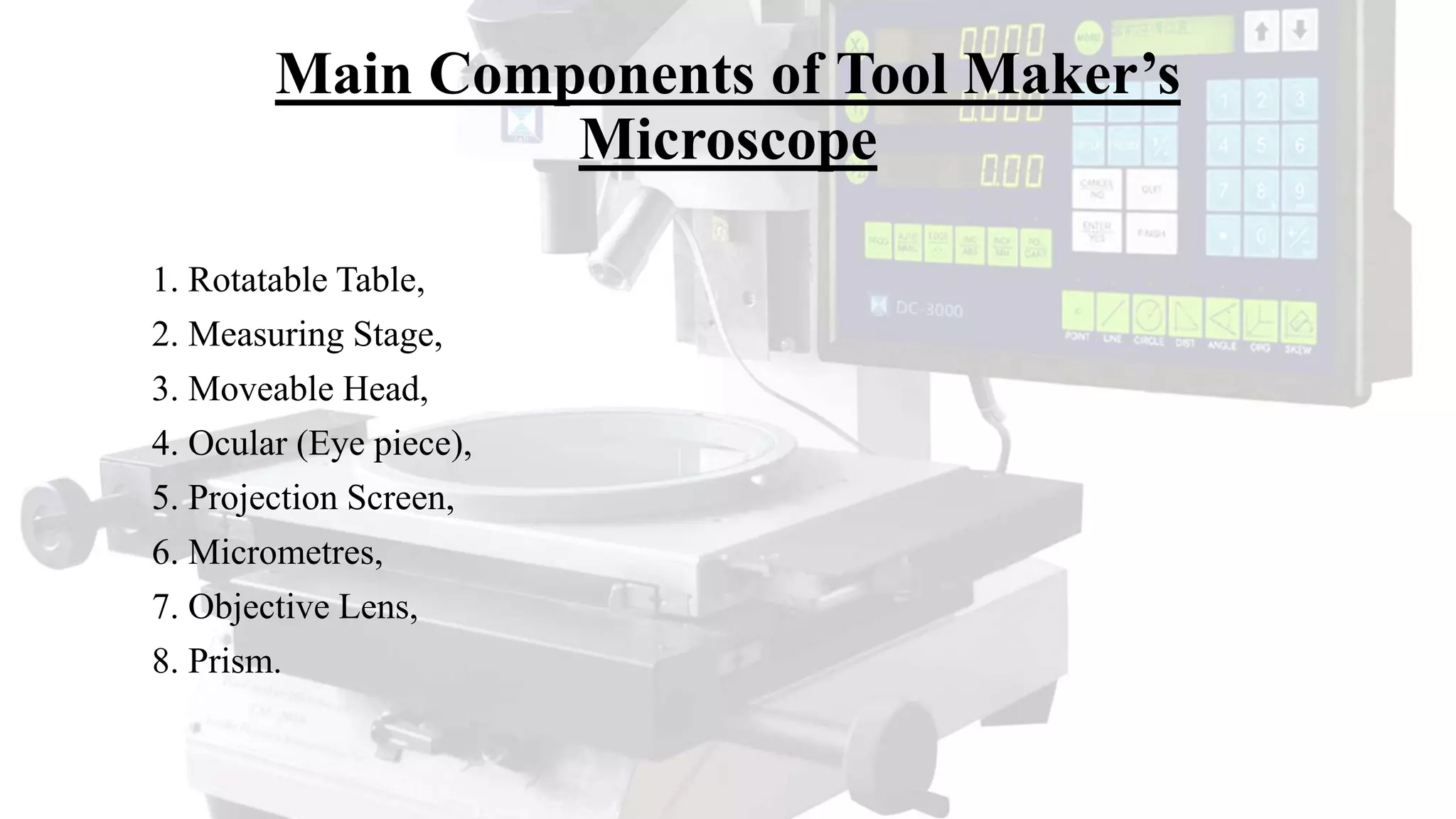 Tool maker microscope | PPTX