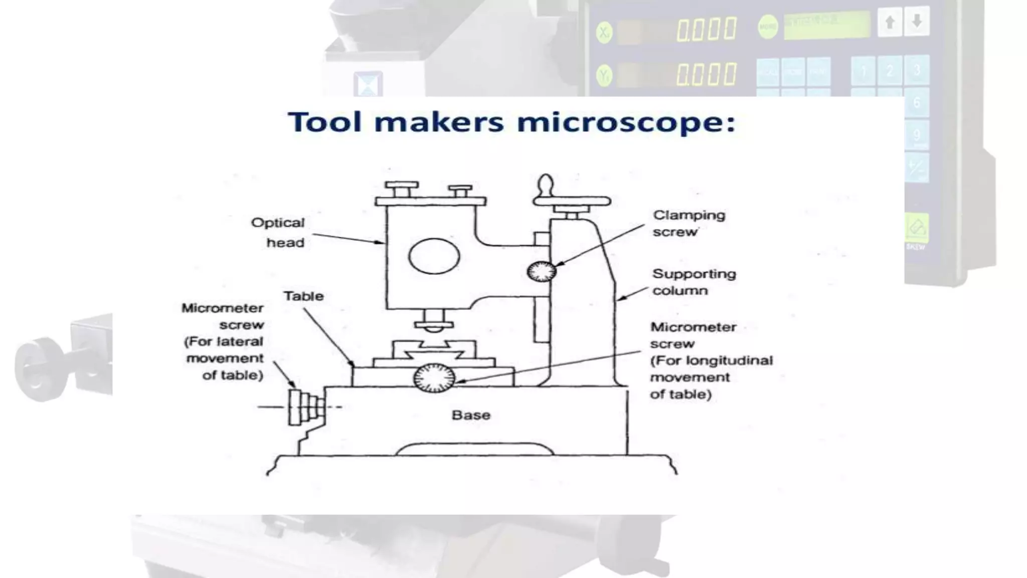 Tool maker microscope | PPTX