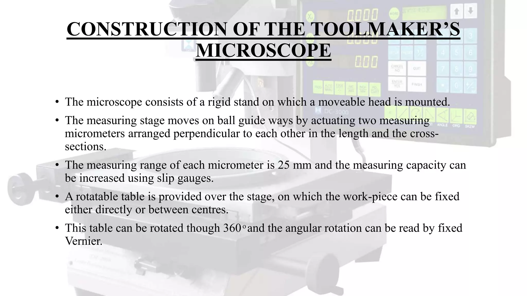Tool maker microscope | PPTX