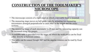 Tool maker microscope | PPTX