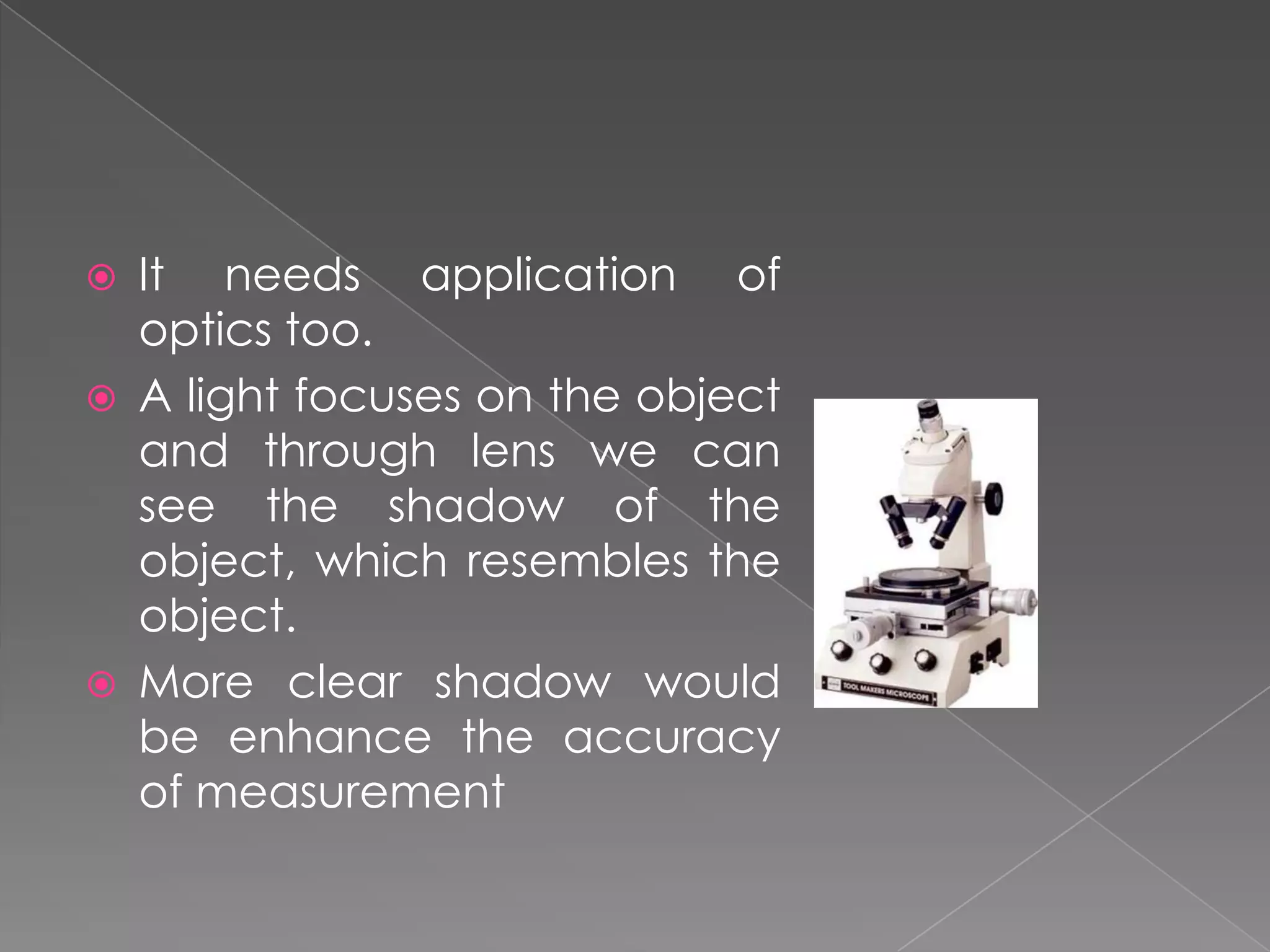 Toolmaker’s microscope(tmm) | PPTX