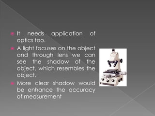Toolmaker’s microscope(tmm) | PPTX