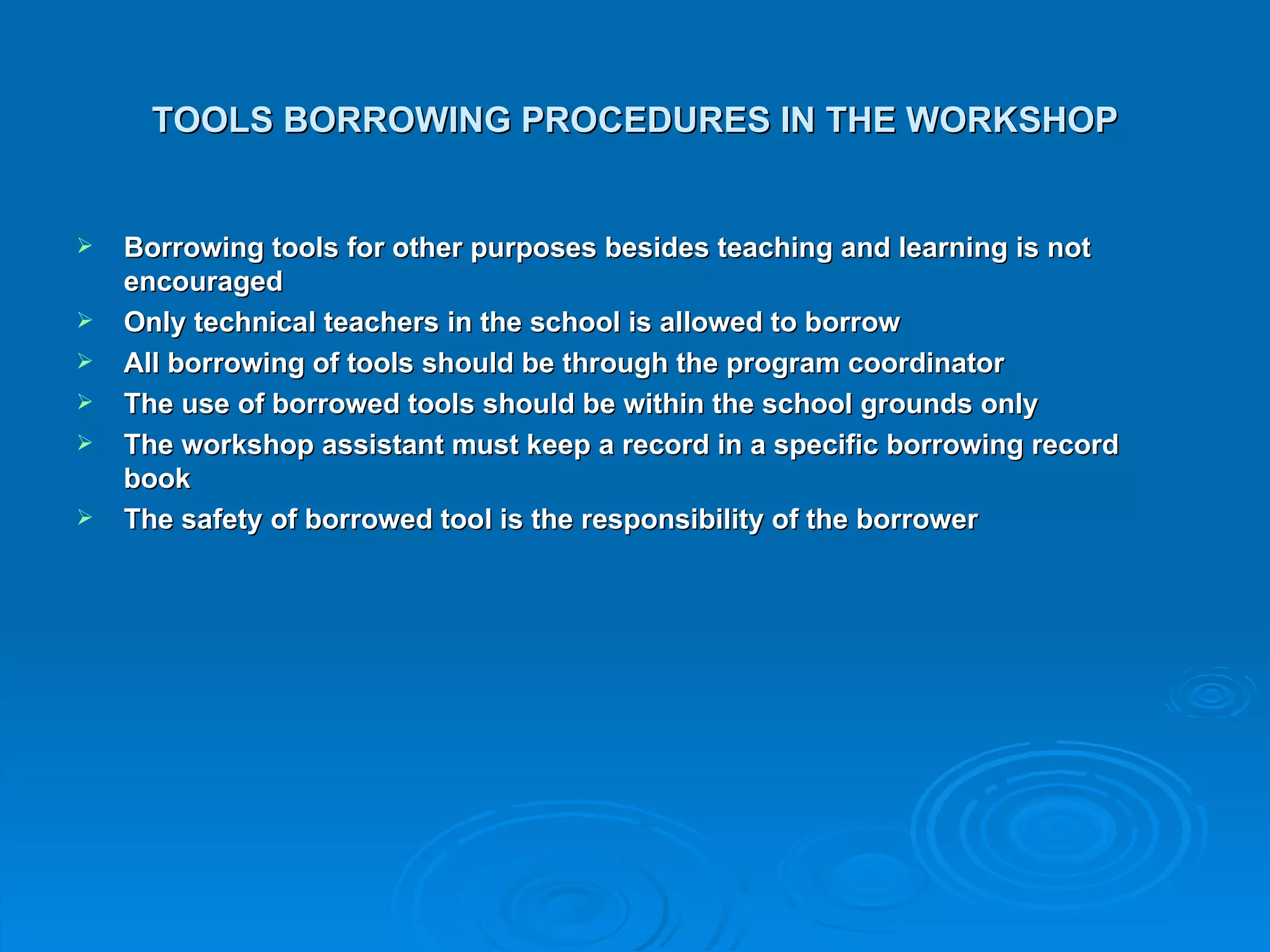 Tool managementselection and control | PPT