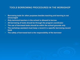 Tool managementselection and control | PPT