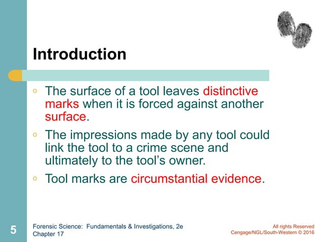 High School Forensic Science tool marks-1.ppt