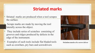 Forensic Importance of Tool marks. pptx. | PPTX