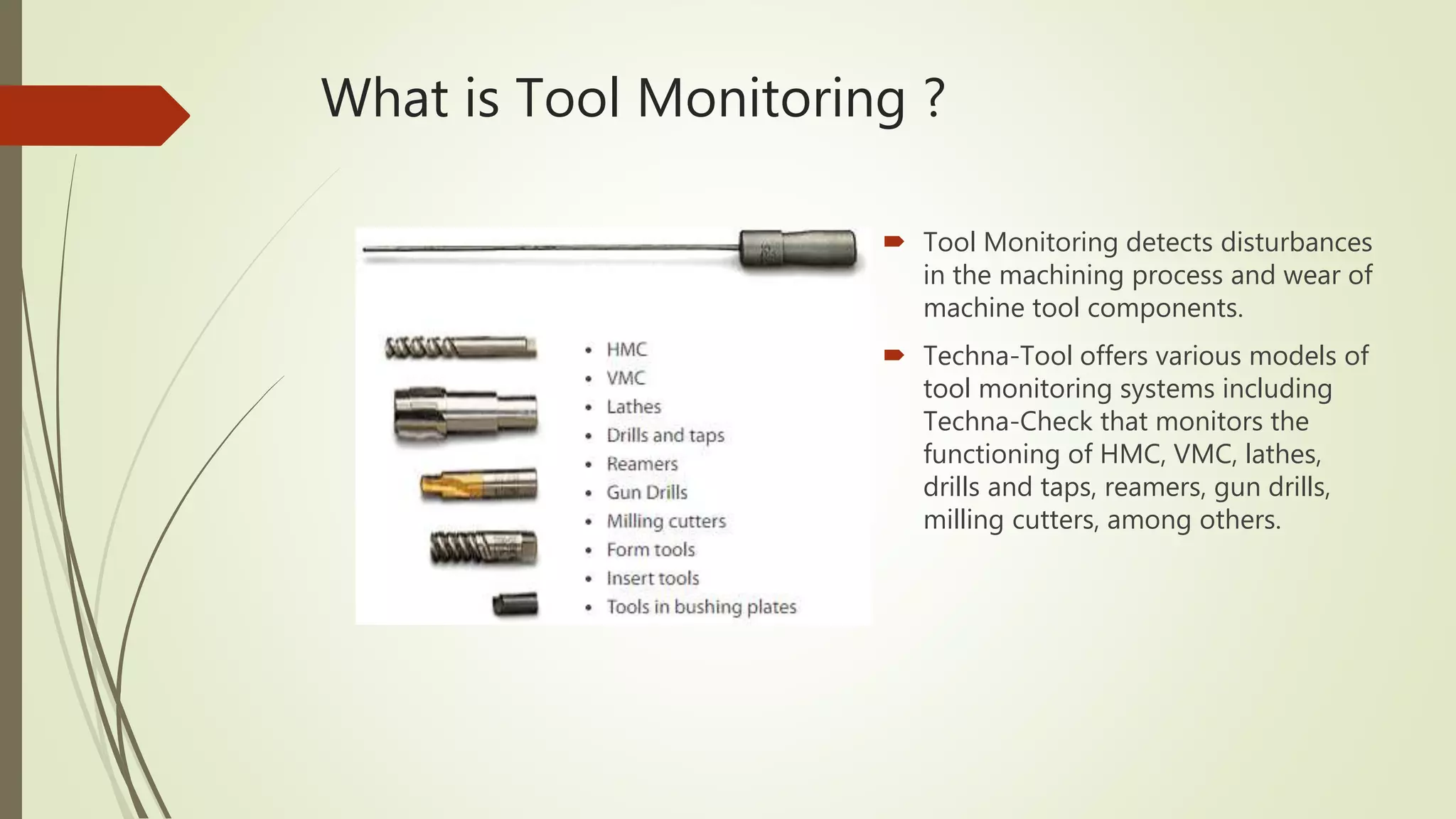 Tool Monitoring Sensors | PPTX