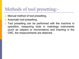 Tool presetting | PPTX