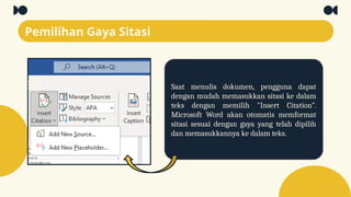 TOOL REFERENCES BERBASIS MICROSOFT WORD.pptx