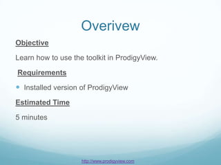 Tools ProdigyView | PPTX