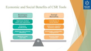 Tools in CSR | PPTX