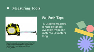 ELECTRICAL TOOLS AND EQUIPMENT (HAND, POWER, MEASURING TOOLS) | PPT