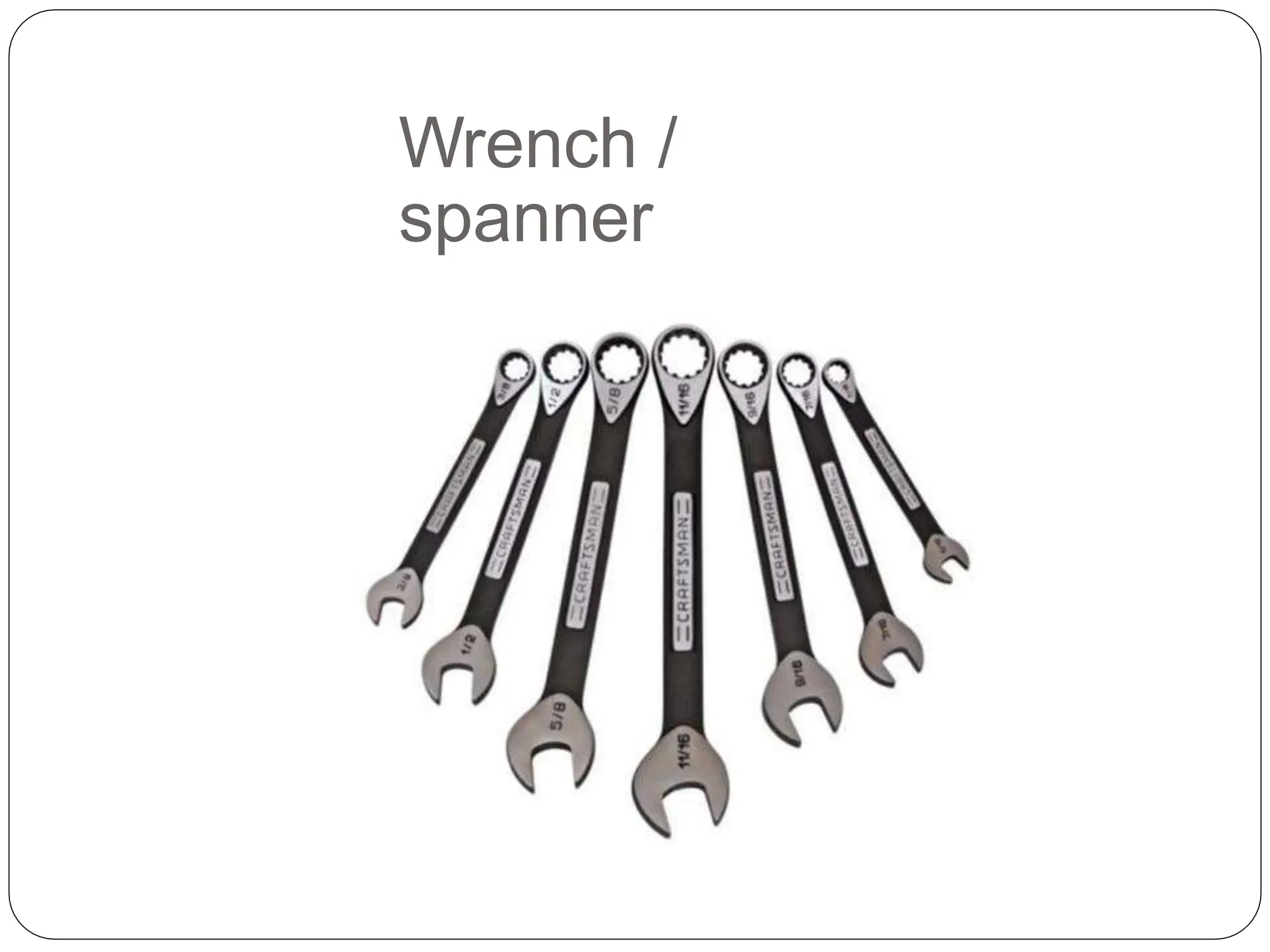 Various Types of Hand Tools used by Engineers | PPT