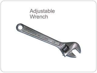 Various Types of Hand Tools used by Engineers | PPT