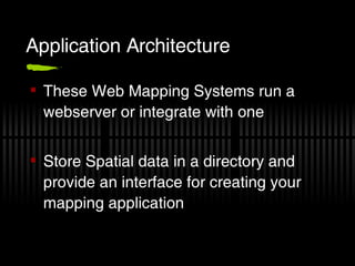 Tools Of The Geospatial Web | PPT